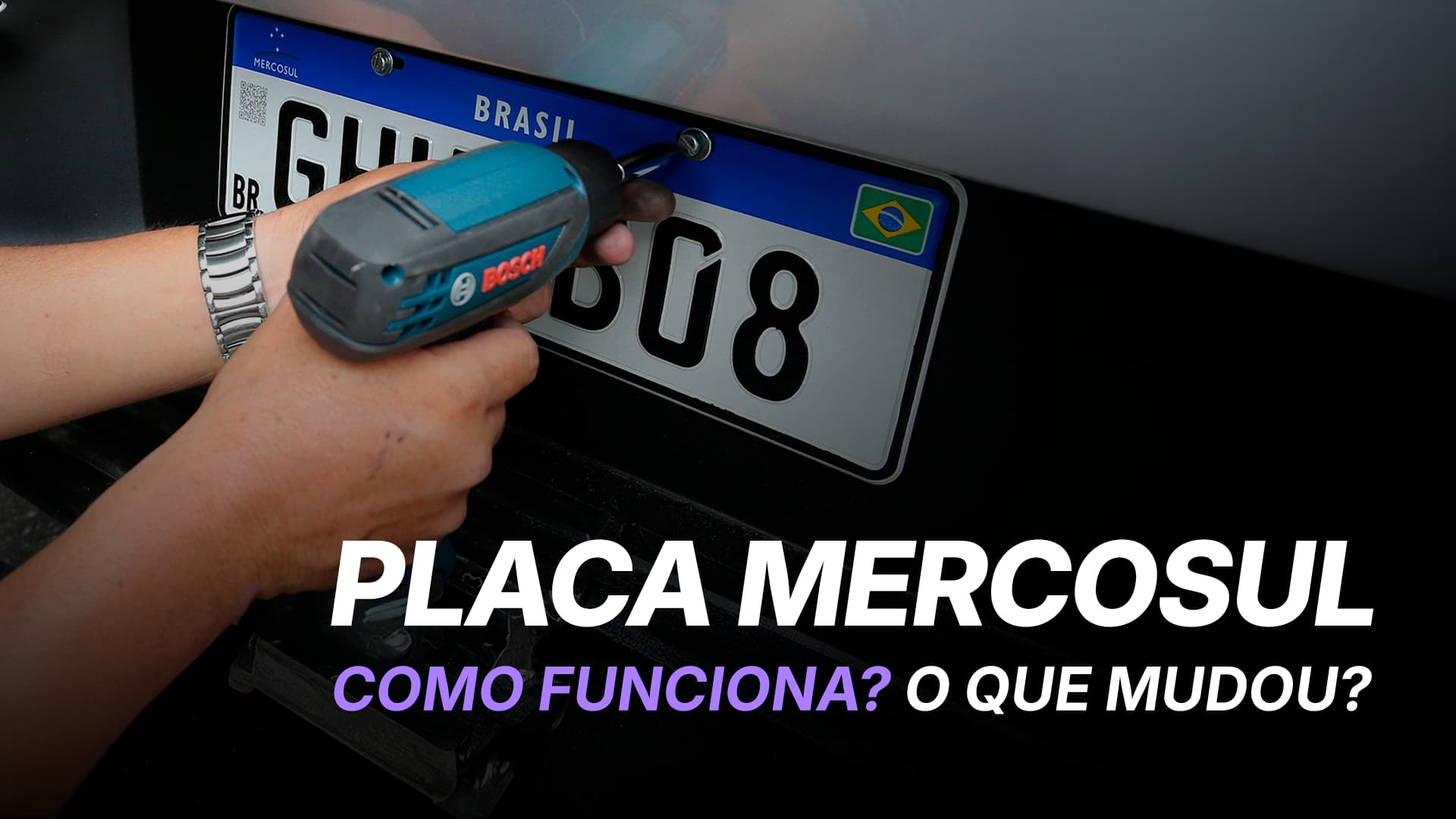 Como Funciona a Nova Placa Mercosul e o Que Mudou na Identificação?